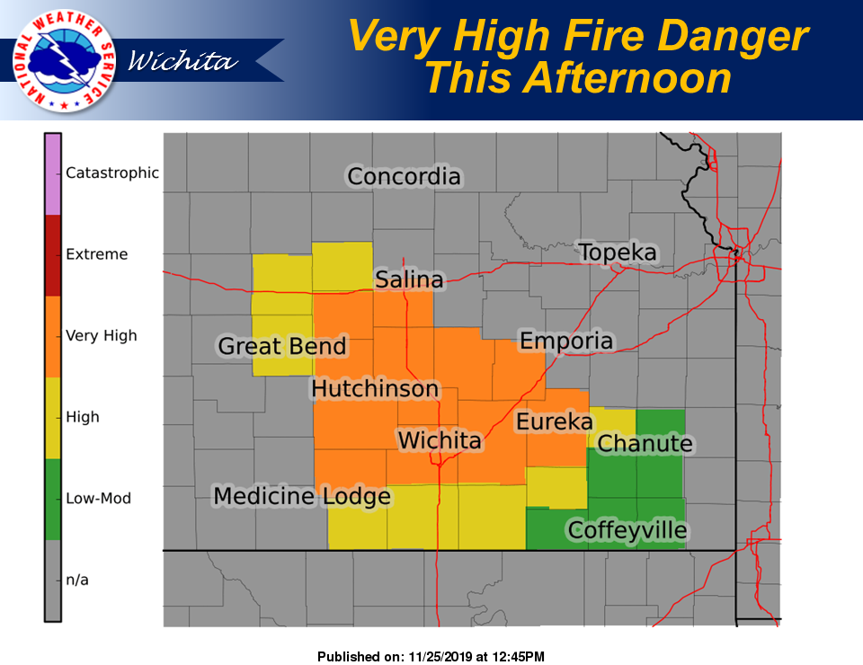 UPDATE: Area under grassland fire danger through Tuesday p.m.