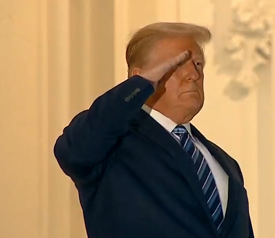 🎥 Pres. Trump back home, tells supporters, 'Don't be afraid'