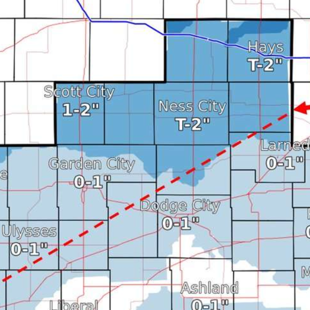 UPDATE: NWS issues winter weather advisory for Hays area