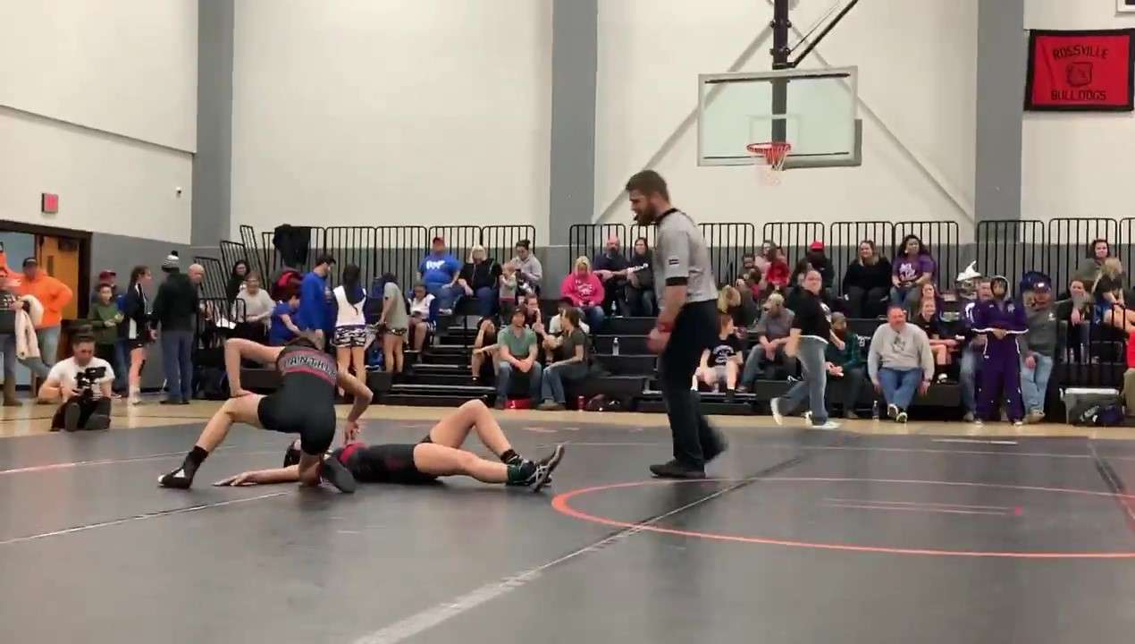 Great Bend wrestlers square off in a comical showdown