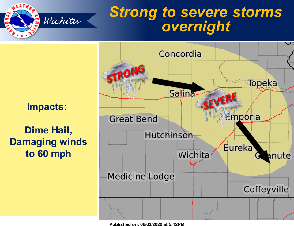 Nws Strong To Severe Storms Possible Overnight