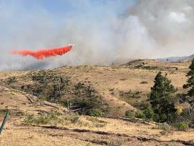Wildfire near Chadron is estimated at 300 acres