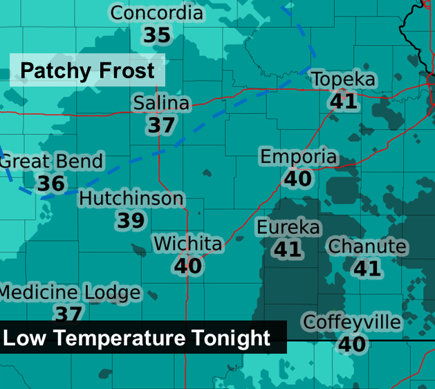 UPDATE: Cold temps tonight; frost advisories issued