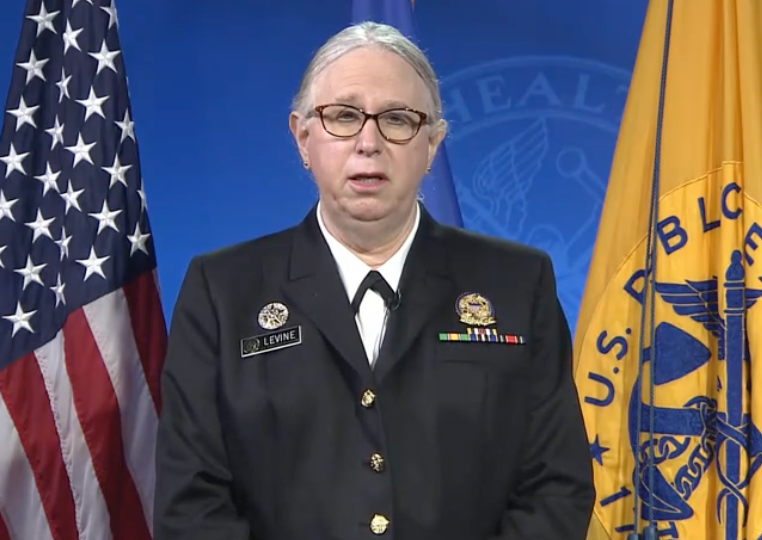 🎥Transgender U.S. health official sworn in as four-star admiral