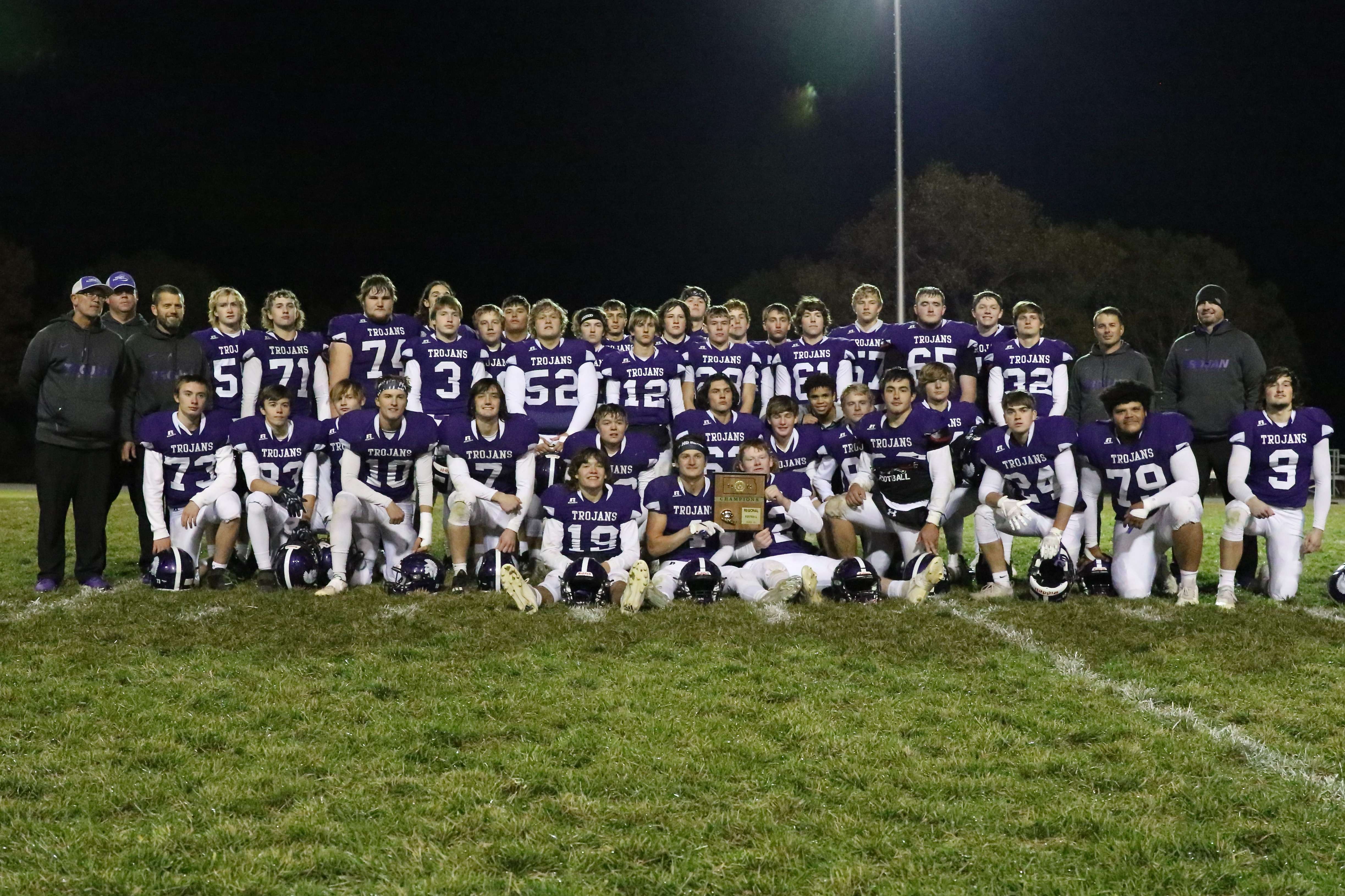 Trojans fall 37-16 in state semis, wrap up impressive campaign at 11-1