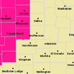 Red flag warnings issued for counties in our area