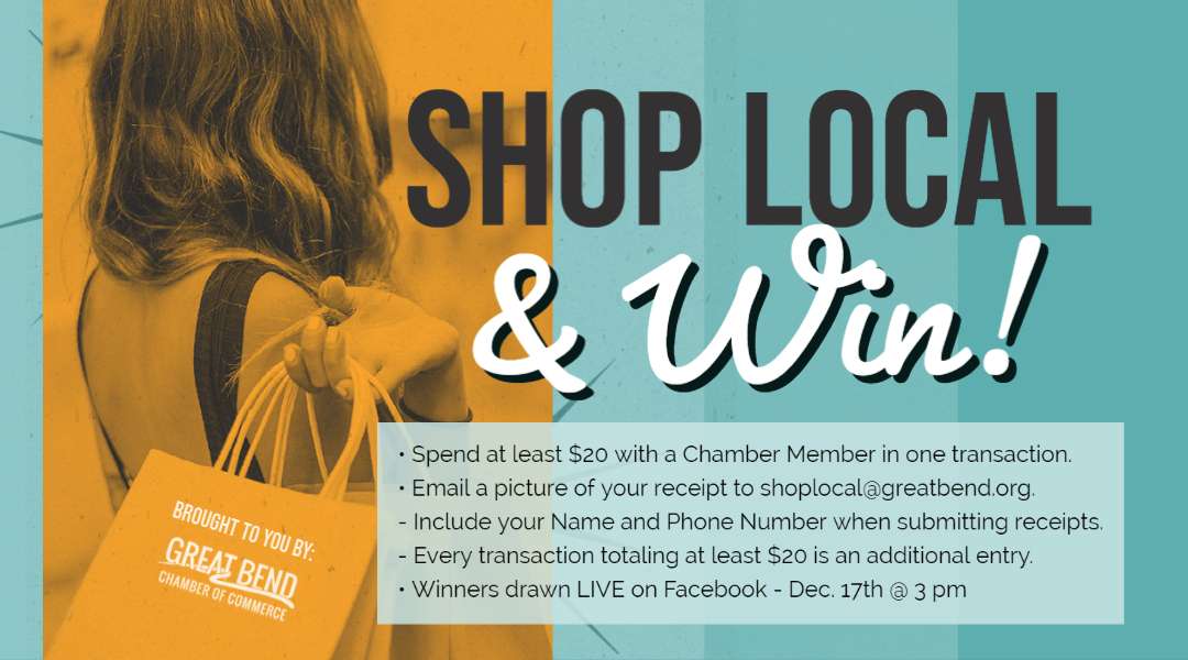 Great Bend Chamber of Commerce Shop Local & Win Contest