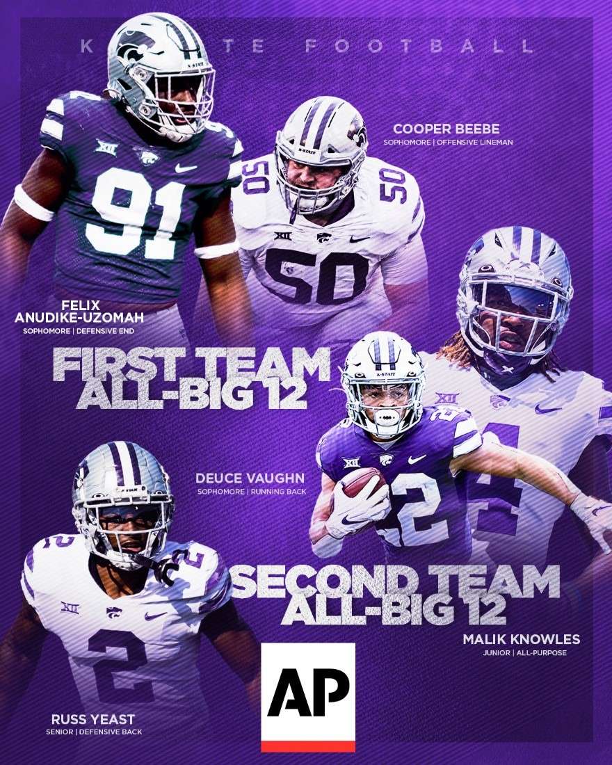 Five Wildcats recognized by Associated Press