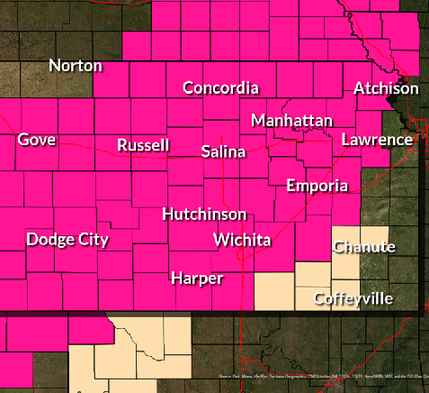 Red flag warnings issued for much of state for Wednesday