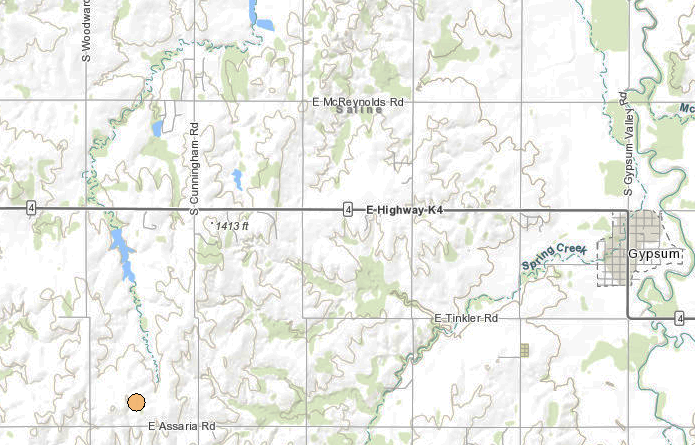 UPDATE: Multiple quakes, including a 3.1, shake SE Saline County Tuesday