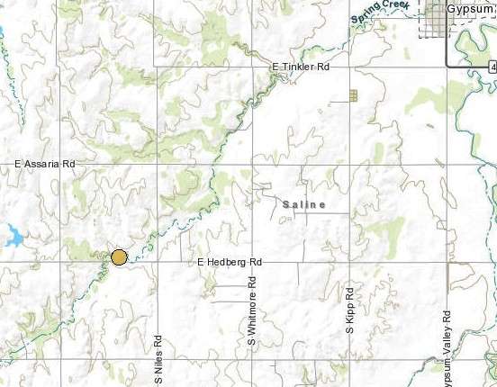 UPDATE: Small quakes rattle part of SE Saline County Thursday