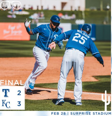 Royals start Spring Training games with win over Rangers