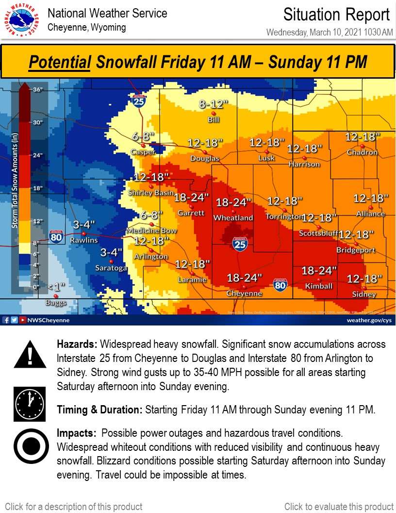 Winter storm to impact the Panhandle, more than a foot of snow