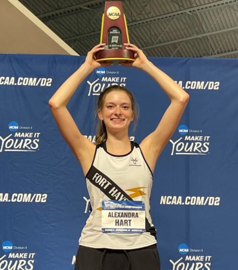 FHSU freshman Hart wins nationals in high jump