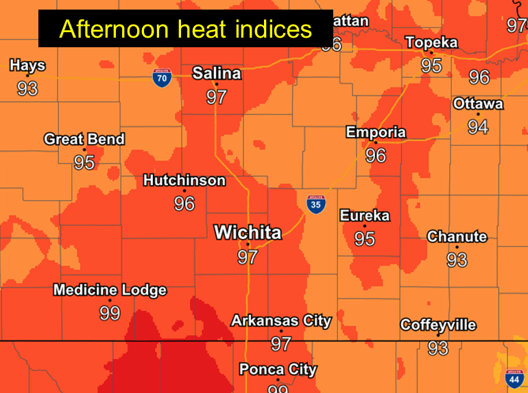National Weather Service warns of dangerous heat on Thursday