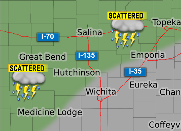 National Weather Service offers t-storm outlook for tonight