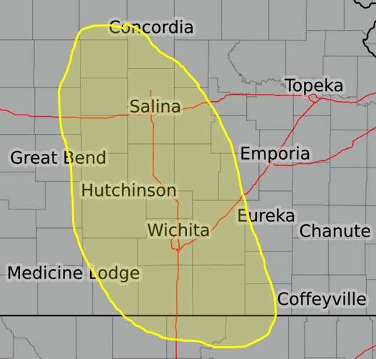 NWS: Isolated t-storms in part of our area through 7 p.m.