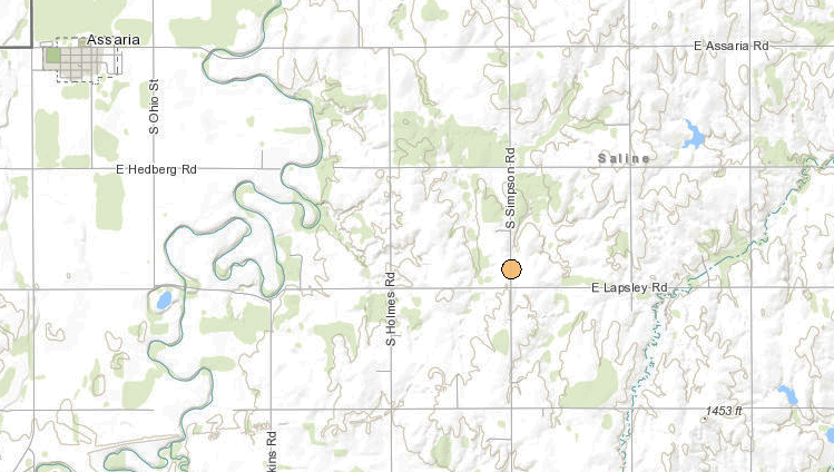 UPDATE: Minor quakes strike southeast of Assaria Sunday