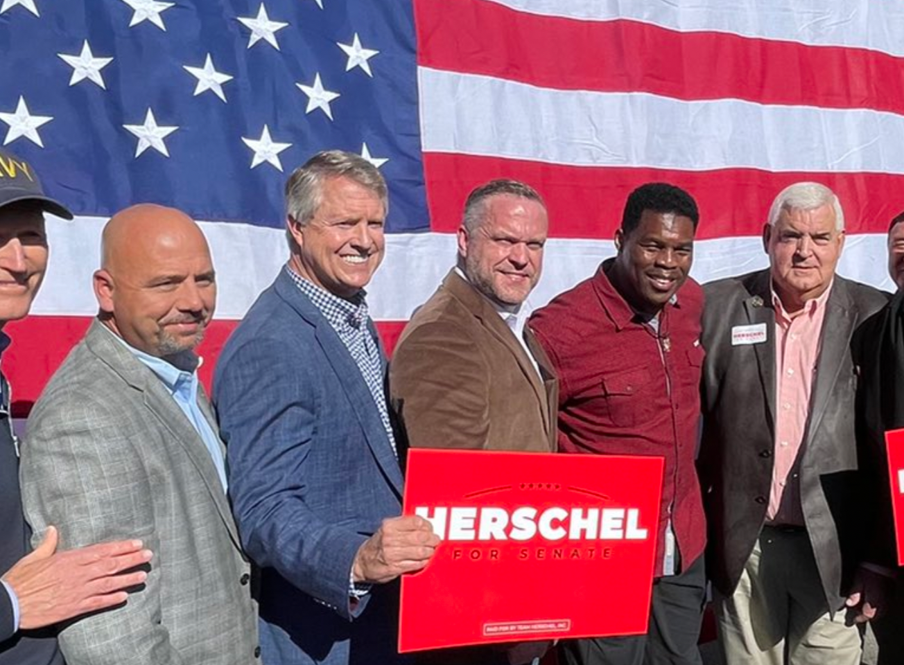 Kan. Senator makes campaign appearance for Herschel Walker