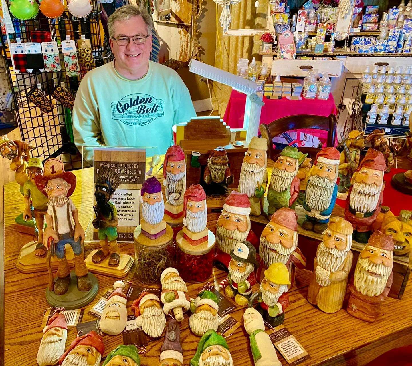 Carving out tension: Great Bend's Bowers wins wood carving award