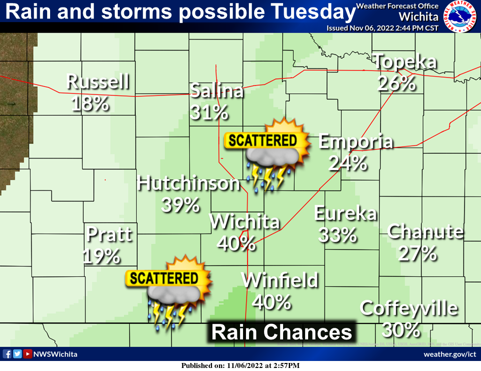 Monday's Weather