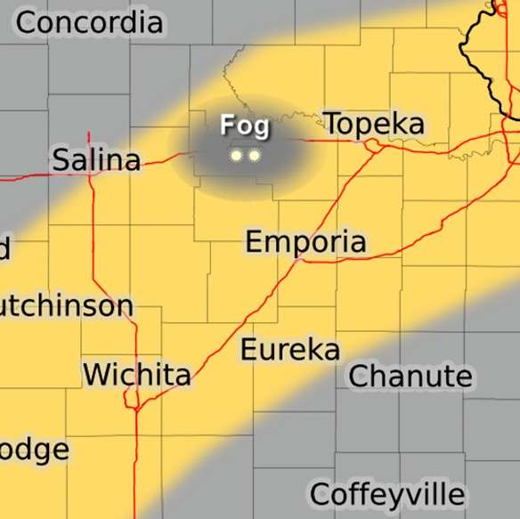 More dense fog advisories for counties in our area