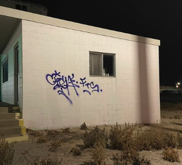 Ellis PD seeks tips on recent graffiti incident