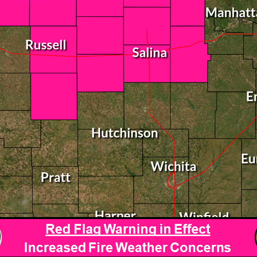 UPDATE: Red flag warnings issued; fire weather watches canceled
