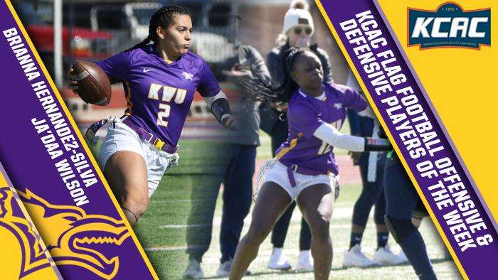 Coyotes sweep KCAC flag football weekly honors