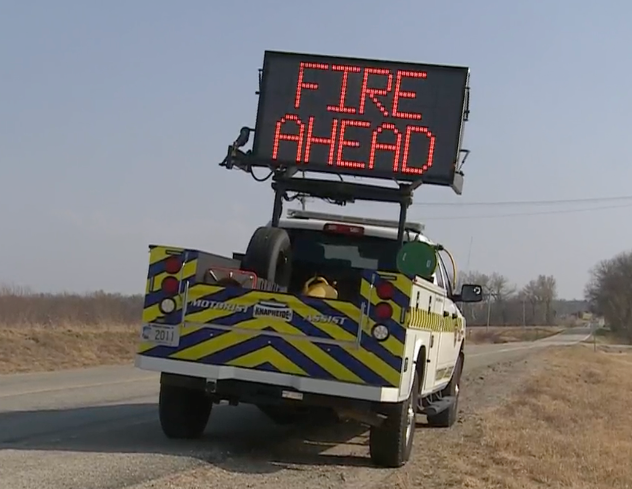 265 acres burn in rural NW Kansas fire