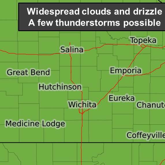 NWS: Widespread drizzle expected on Thursday
