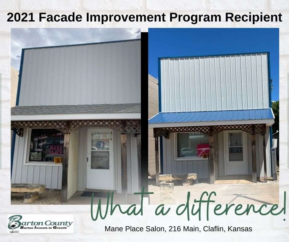 Before & After: Claflin downtown facade improvement