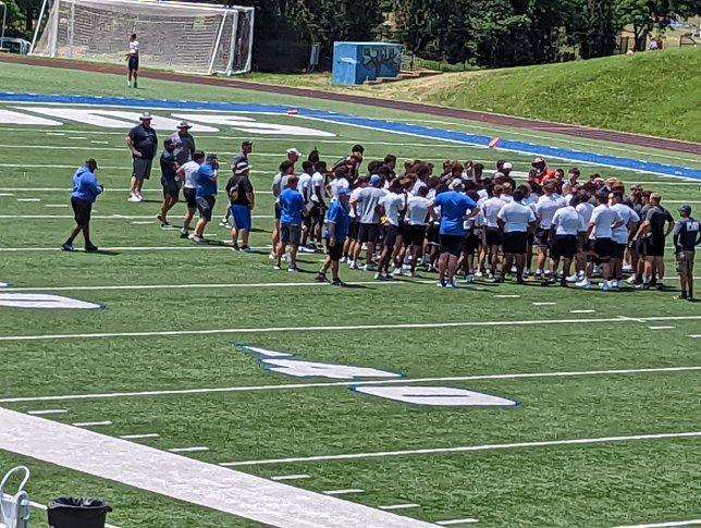 Blue Jay football participates in 11- On