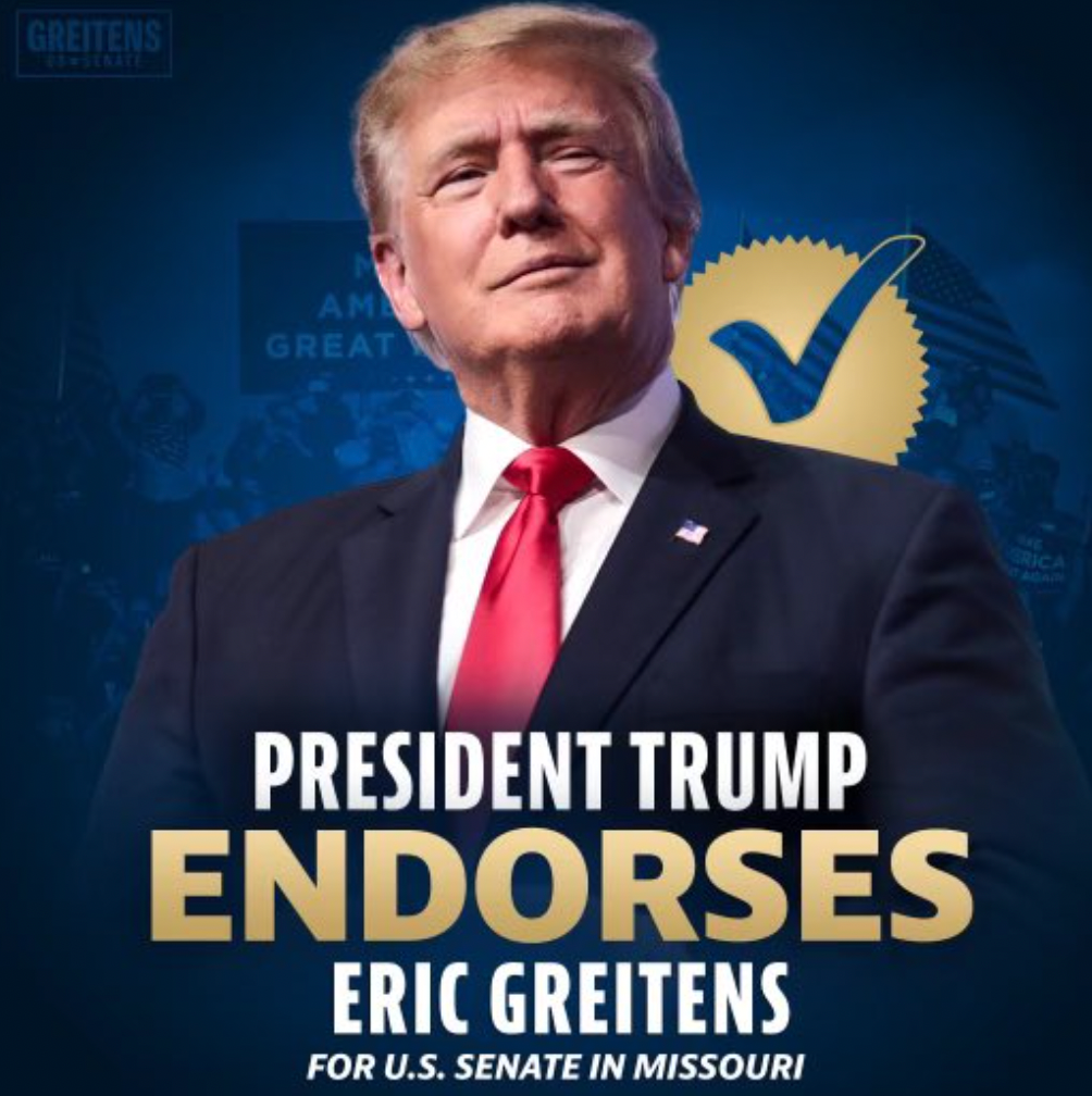 Trump endorsed 'Eric' in race for U.S. Senate in Missouri