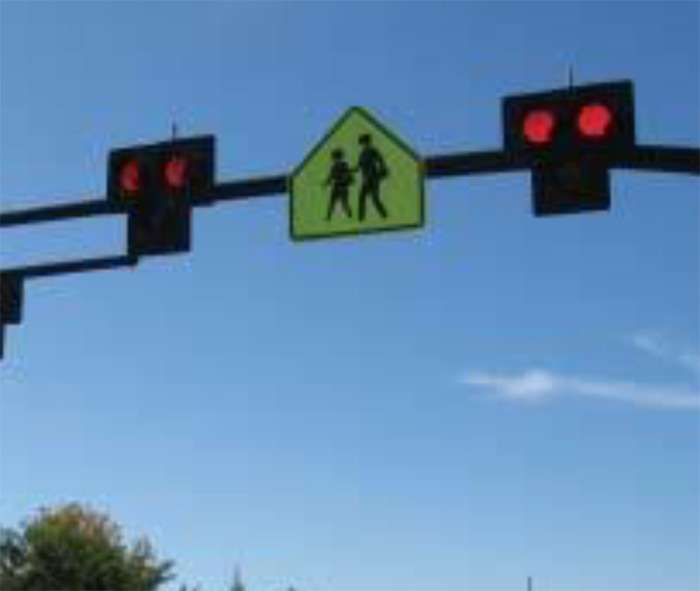 City of Salina installs HAWK crosswalk beacon on E. Crawford