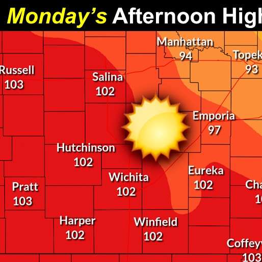 NWS: Heat continues through Monday, then some relief