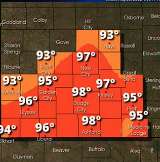Forecast calls for another warm, dry week for Hays area