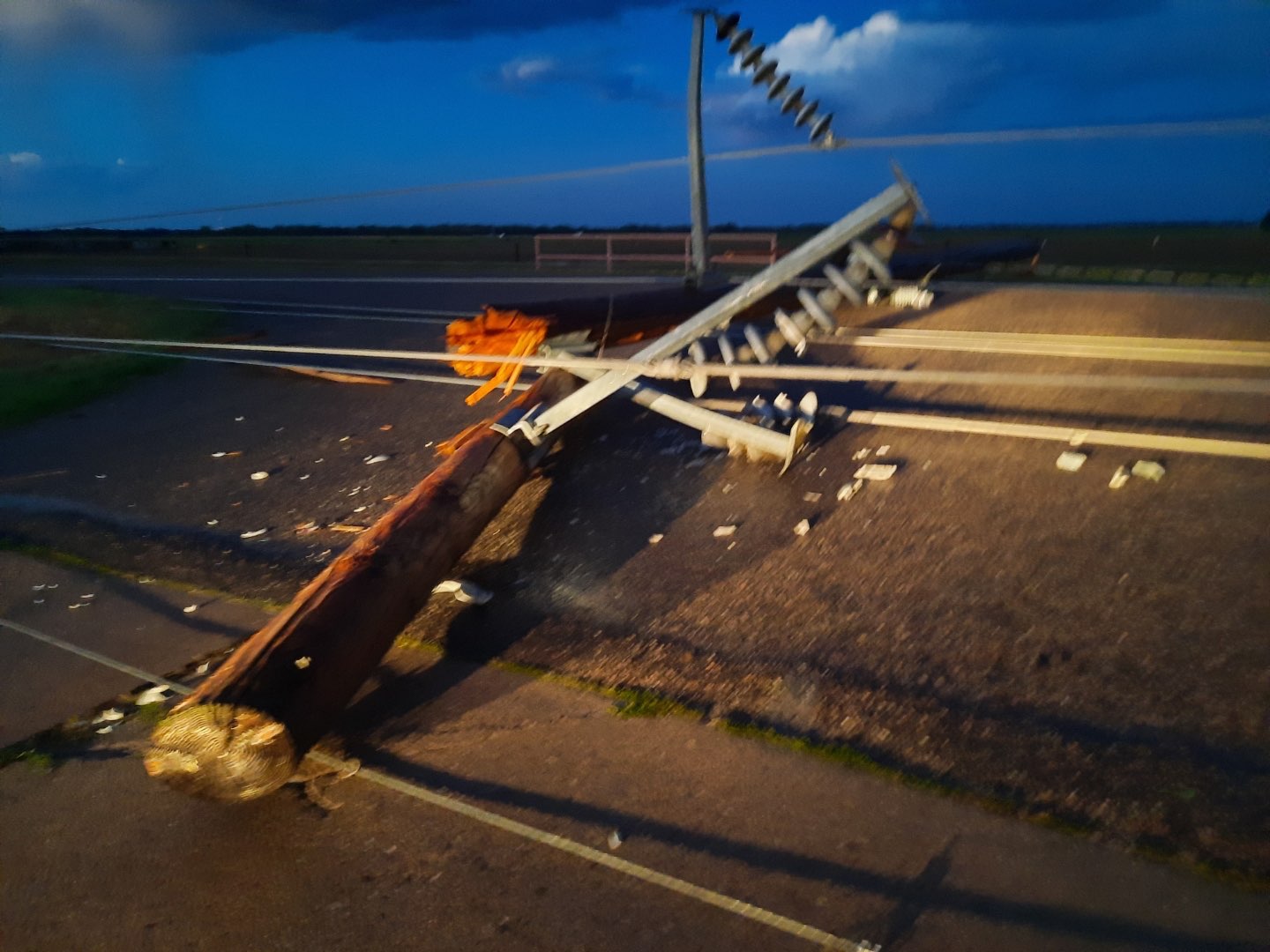Wheatland Electric Reports Several Power Lines Down In Great Bend Wheatland Electric Reports Several Power Lines Down In Great Bend
