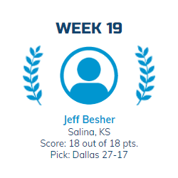 Gridiron Glory: Congratulations Jeff Besher!