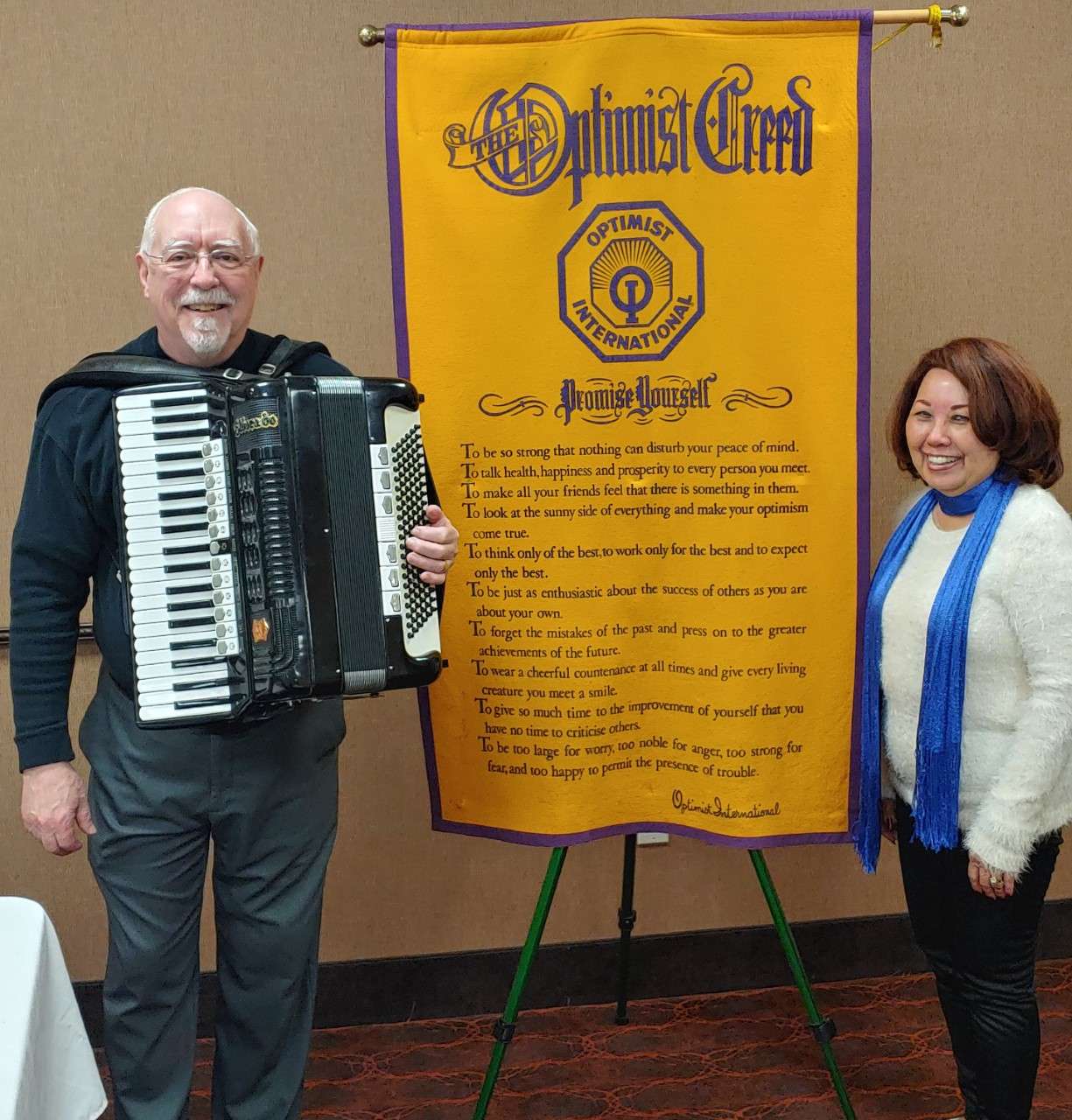 Dr. Ferrell Miller serves as JC Breakfast Optimist Club guest speaker