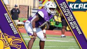 Moore earns KCAC Football Defensive Player of the Week honor