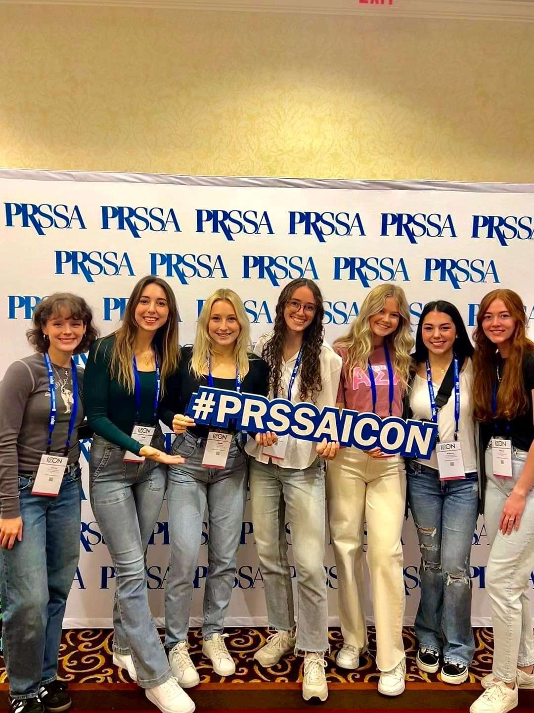 FHSU communication studies students attend PRSSA international conference
