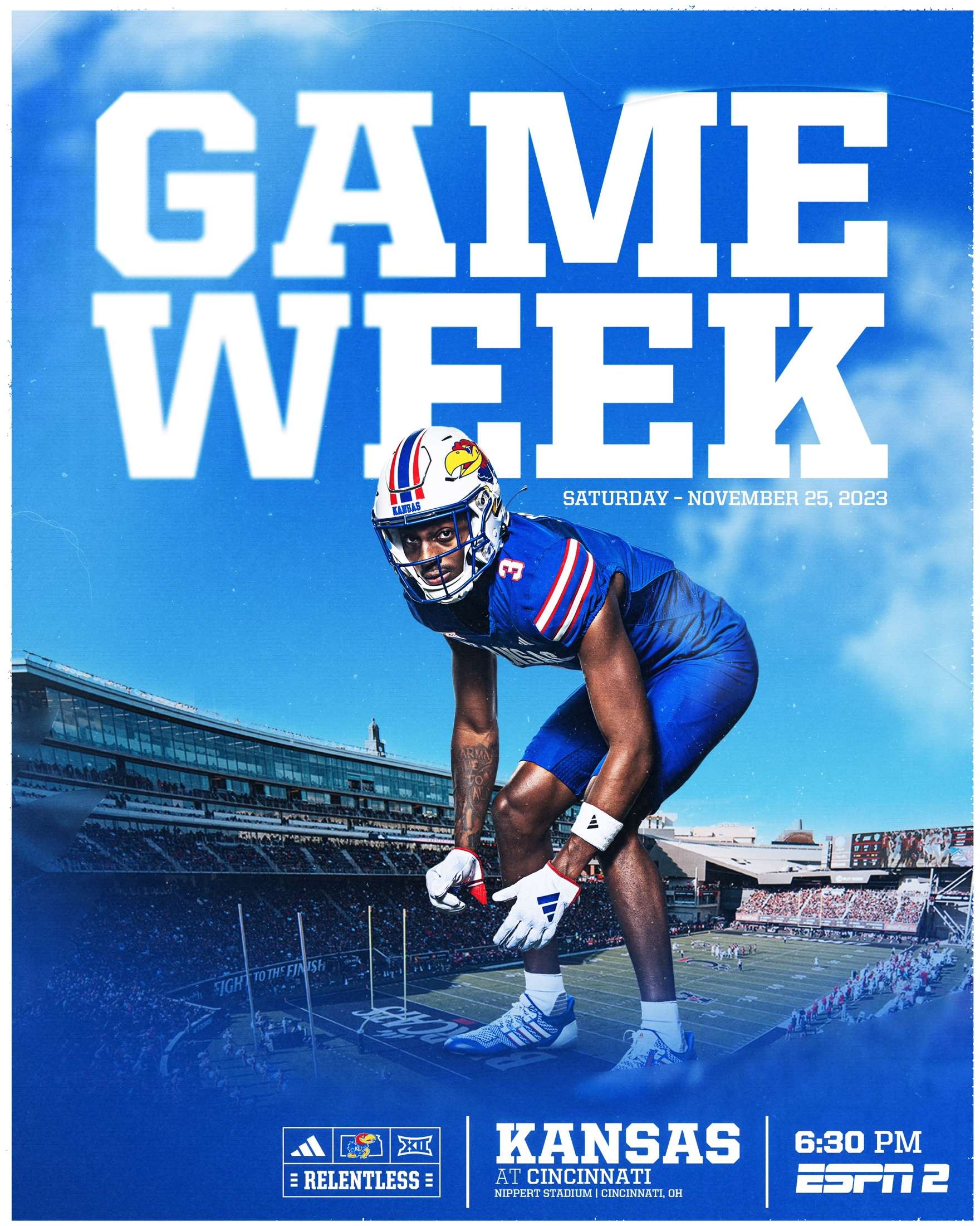 Kansas Takes on Cincinnati Saturday in Regular Season Finale