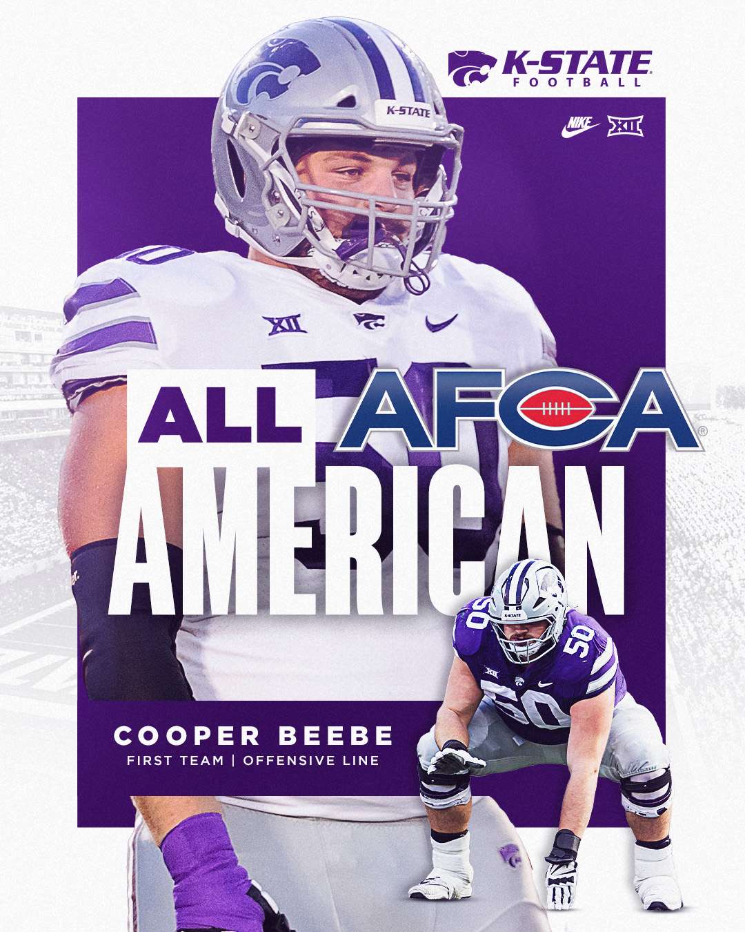 K-State’s Beebe Earns Consensus All-America Status