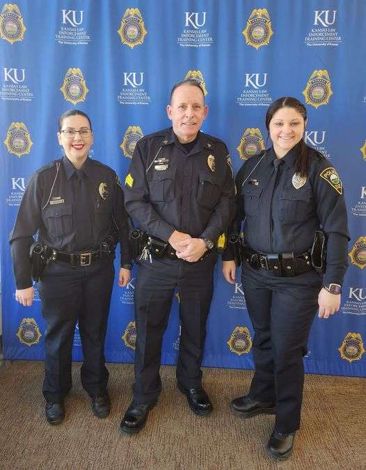 Salina Police Dept. recognizes 2 officers for KLETC graduation