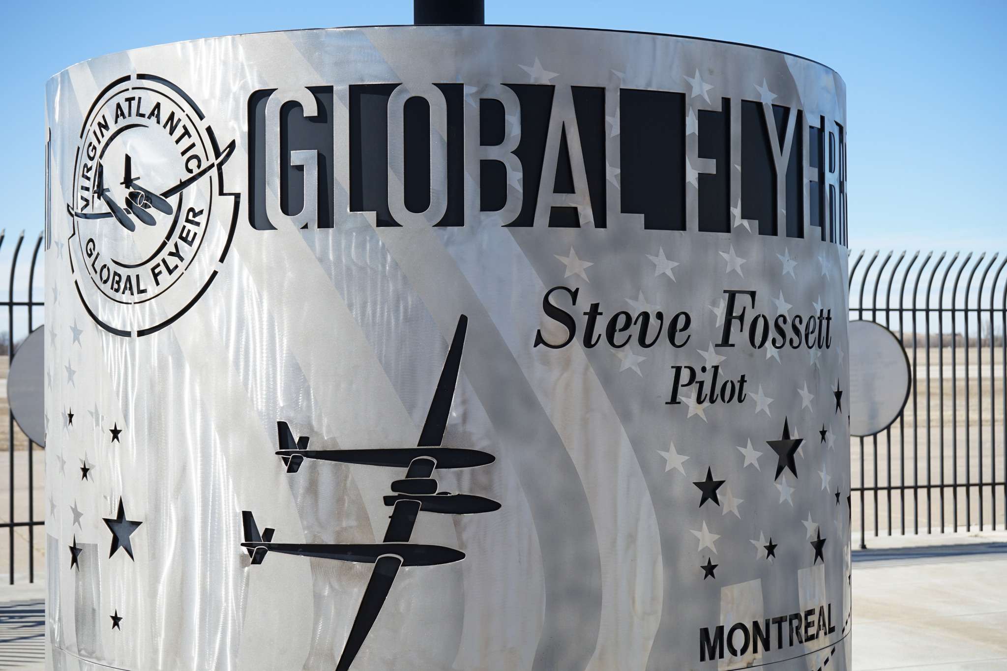 18 years ago Friday, GlobalFlyer returned to Salina