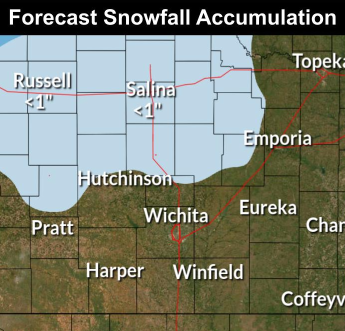 UPDATE: Light snow accumulation tonight