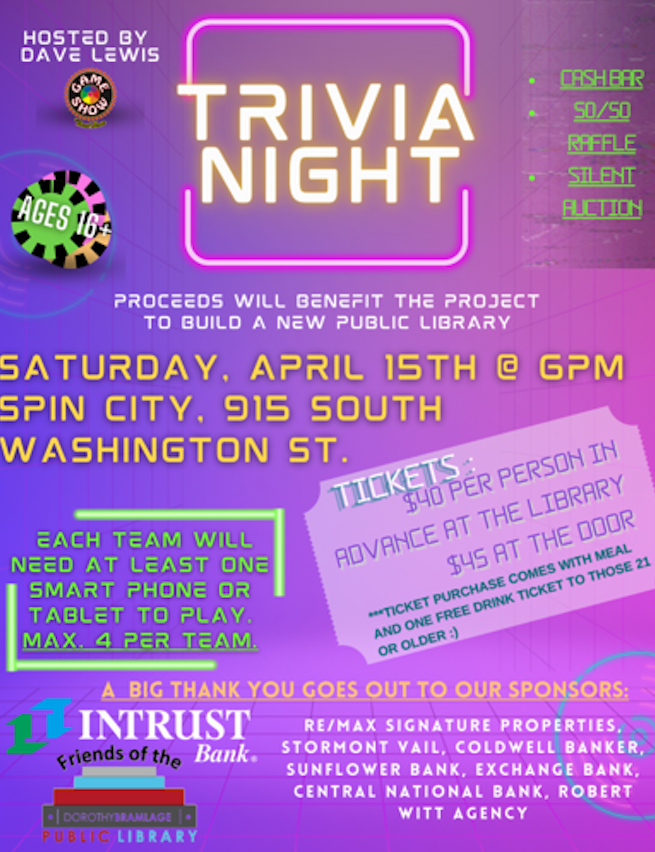 Trivia Night Proceeds Will Further Effort To Build New JC Library