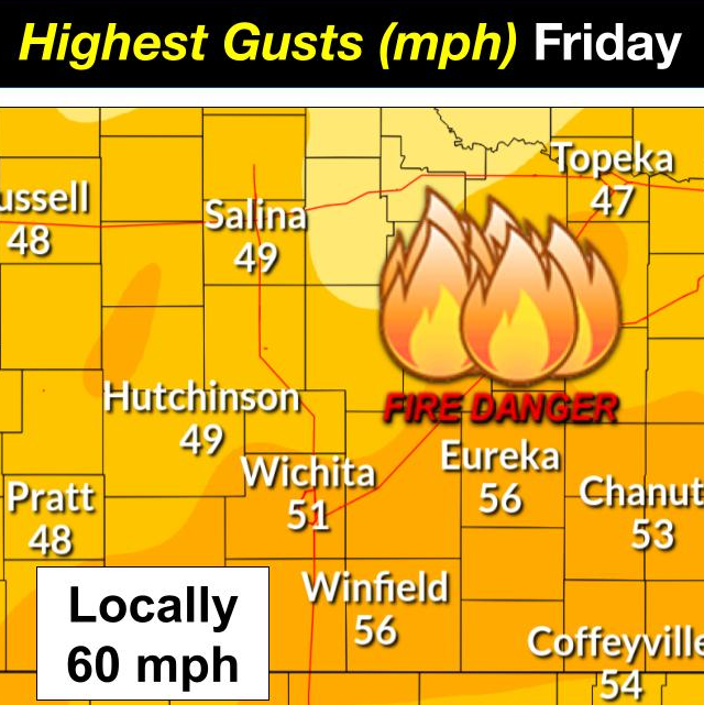 UPDATE: Red flag warnings issued for more area counties