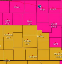 Red flag warning, wildfire risk through Tuesday in NW Kansas
